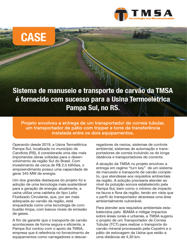 TMSA Engie - Case-Usina-Termoeletrica-Pampa-Sul-Web | PDF | Tecnologia e Engenharia