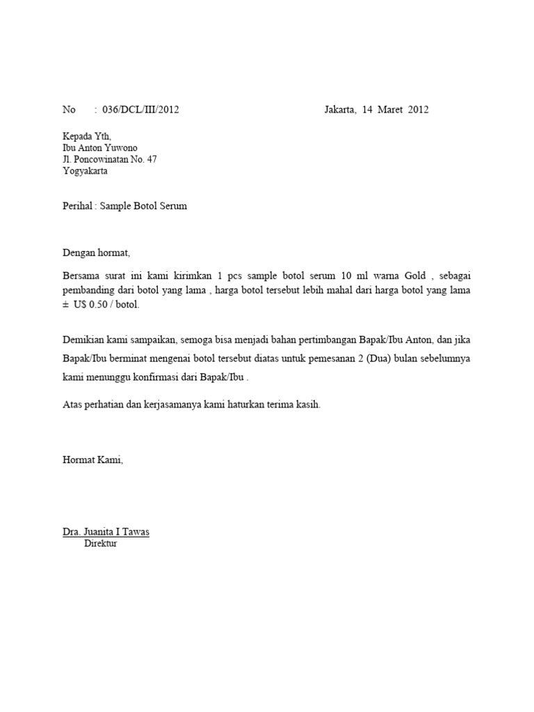 Pengiriman Sample Produk untuk Anton Yuwono | PDF | Memasak, Makanan ...