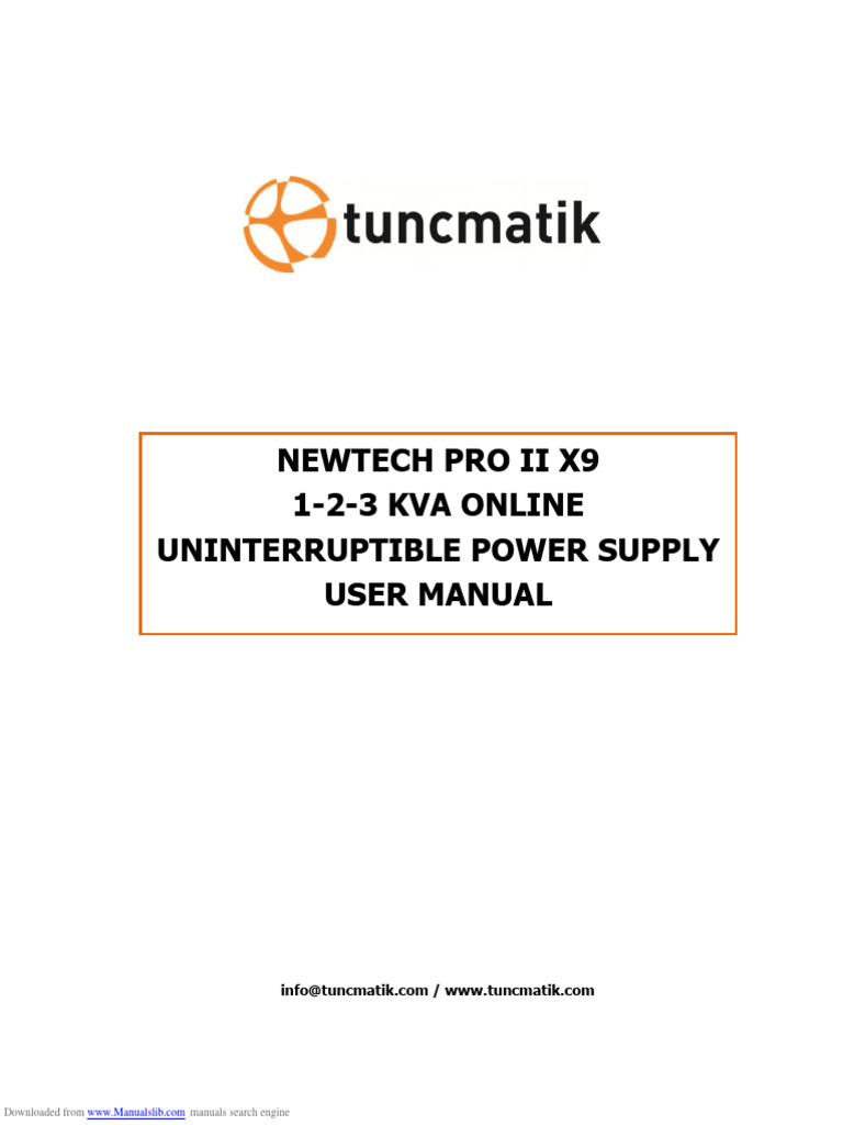 Newtech Pro II x9 | PDF | Battery Charger | Power Inverter