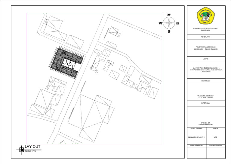 Lay Out: Skala Nts | PDF