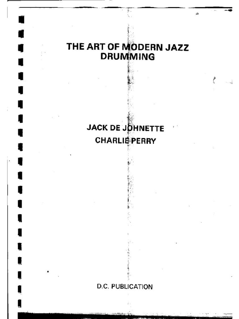 Jack de Johnette - The Art of Modern Jazz Drumming | PDF