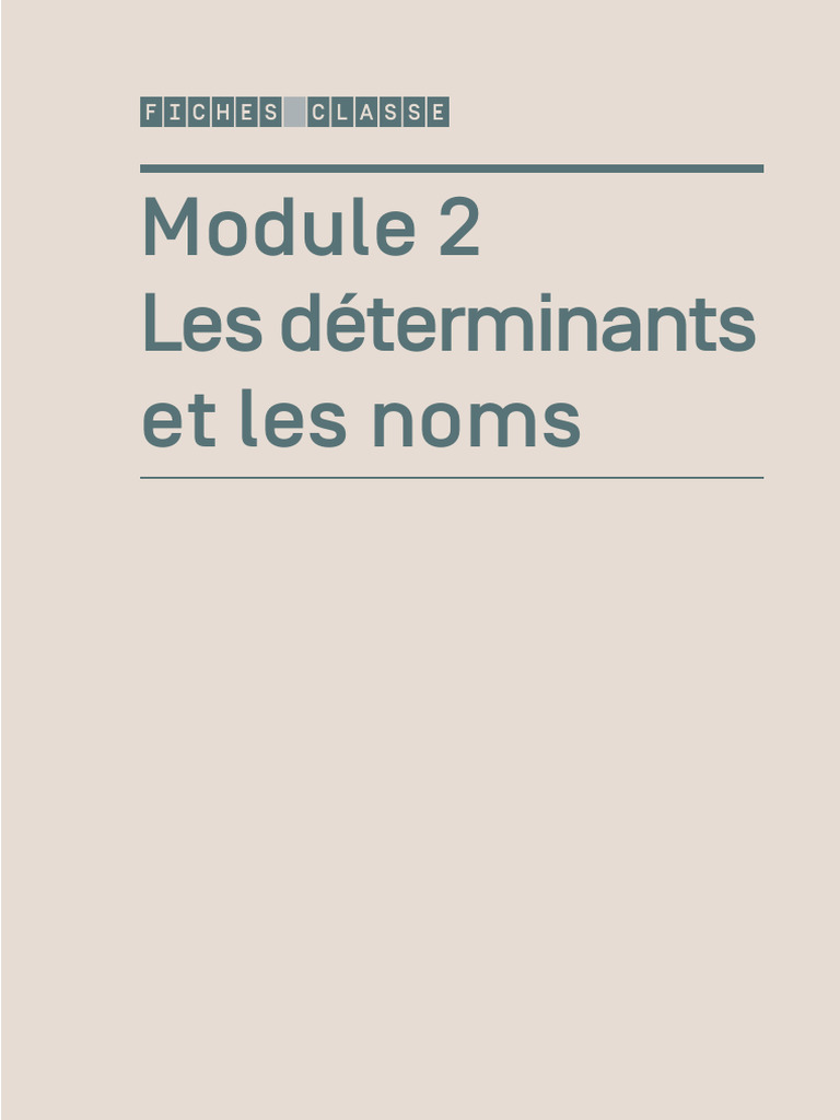 Déterminants et Noms au CP | PDF | Unités sémantiques | Linguistique
