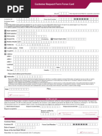 Axis Bank Customer Request Form | PDF | Banking | Banks