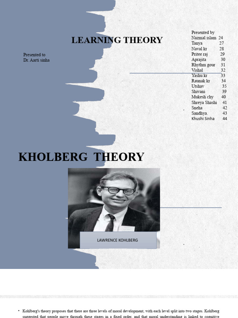 Learning Theories PPT-1 | PDF | Learning | Cognitive Development