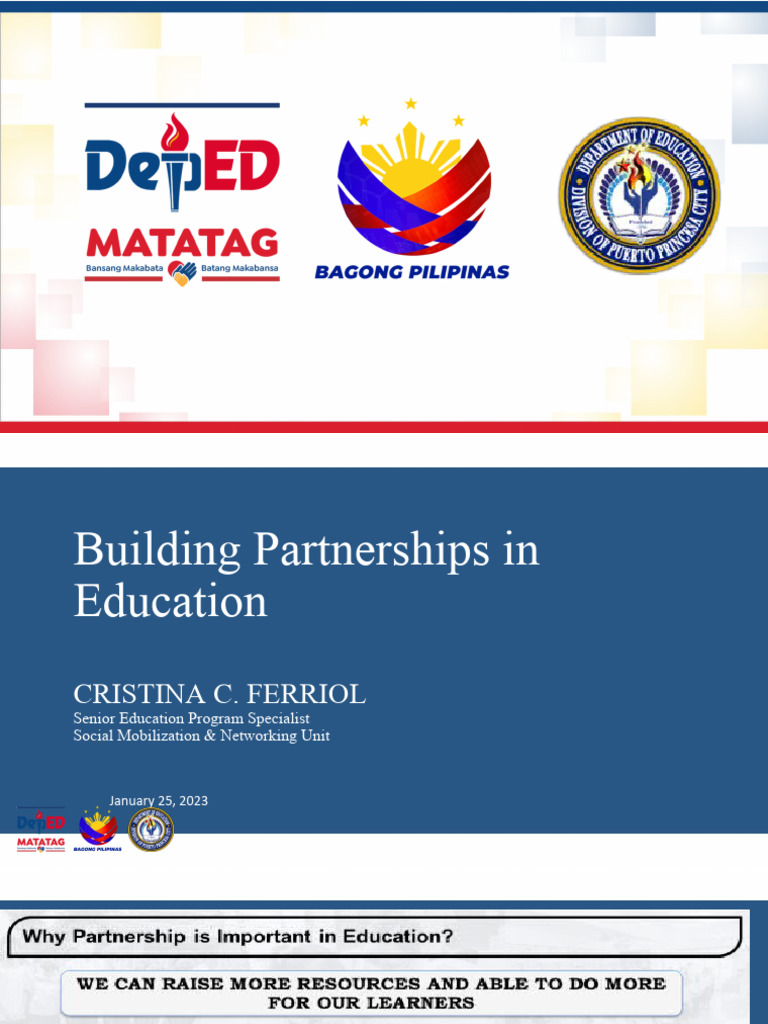 Building Partnership Presentation - SHS | PDF | Partnership | Community