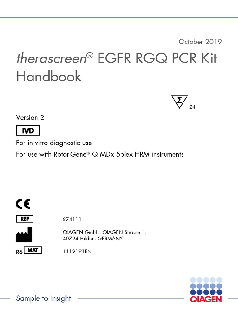 QIAGEN_EGFR_RGQ_PCR_ | Download Free PDF | Polymerase Chain Reaction ...
