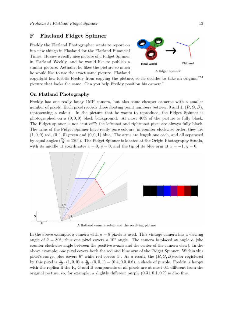Fidget Spinner | PDF | Angle | Pixel