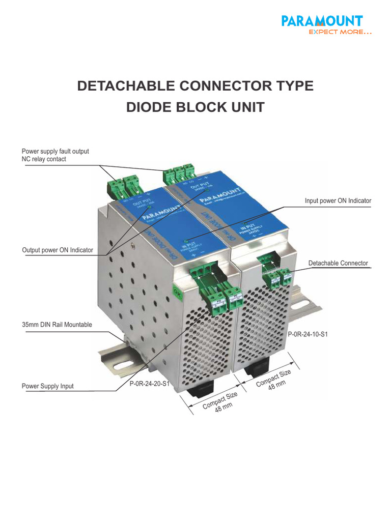 Diode Block | PDF | Power Supply | Relay