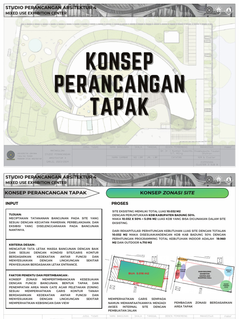 Konsep Rancangan Site | PDF