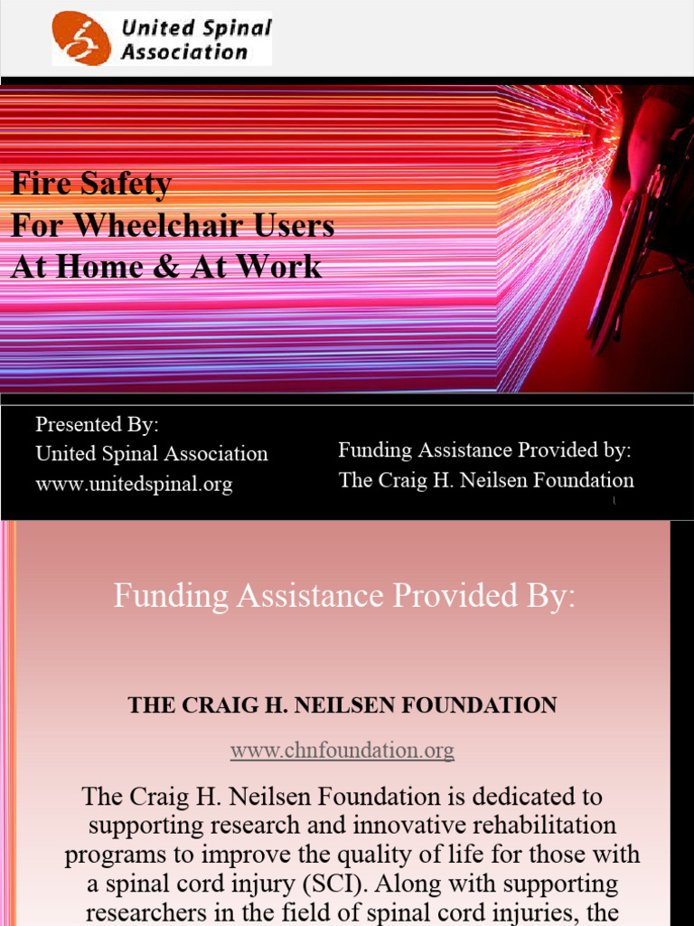 Fire Safety Guide for Wheelchair Users | PDF | Emergency Evacuation ...