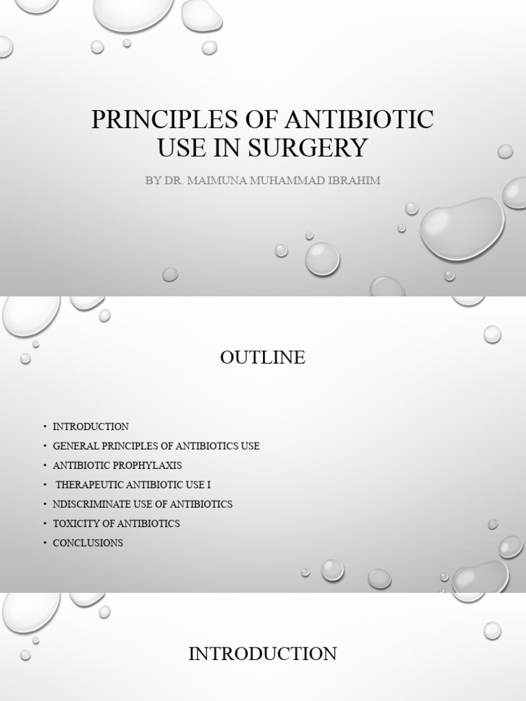 ANTIBIOTIC | PDF | Infection | Clinical Medicine