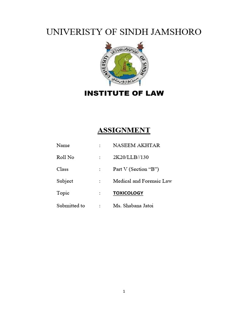 Assignment of Forensic | PDF