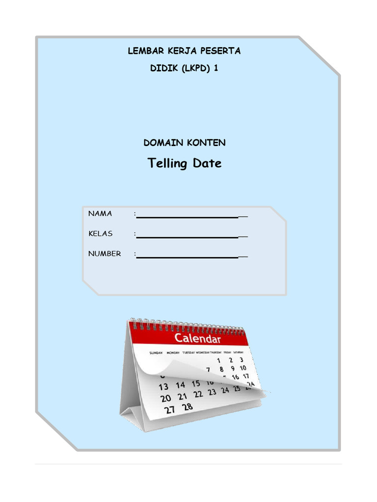 LKPD TIME Pertemuan 1 DAY TIME | PDF