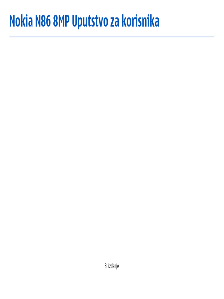Nokia N86 8MP UG SR | PDF