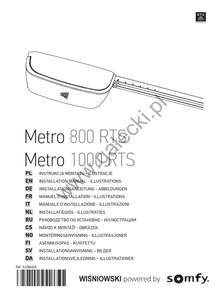 Instrukcja Montażu Ilustrowana Metro Rts Plendefrnlitrucsnofisvda | PDF