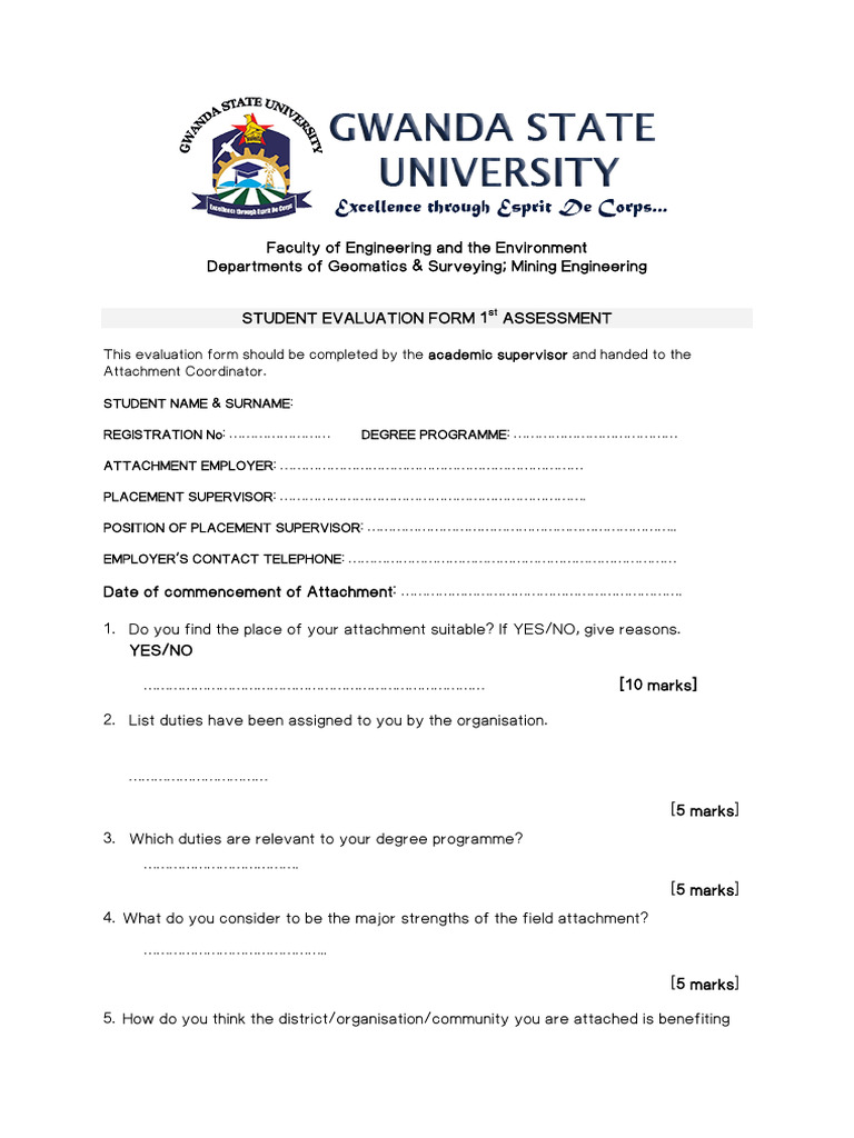 Academic Supervisor First Field Assessment | PDF | Cognition | Learning
