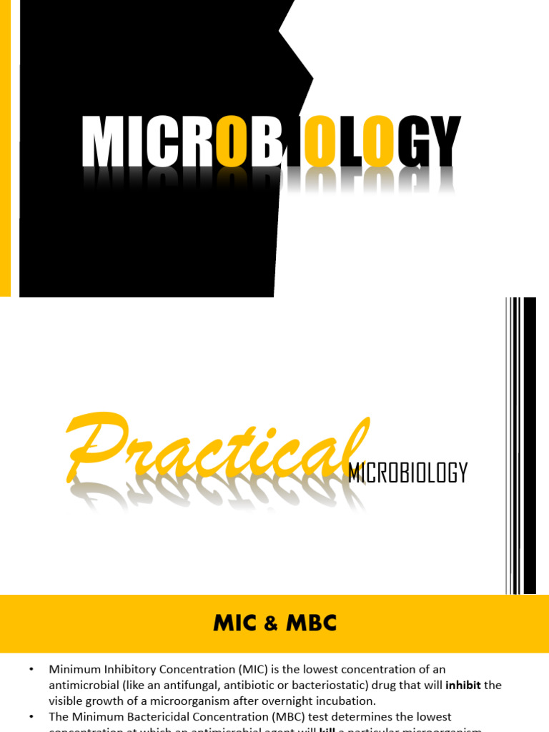 Practical Micro Third Year | PDF | Microbiology | Biology