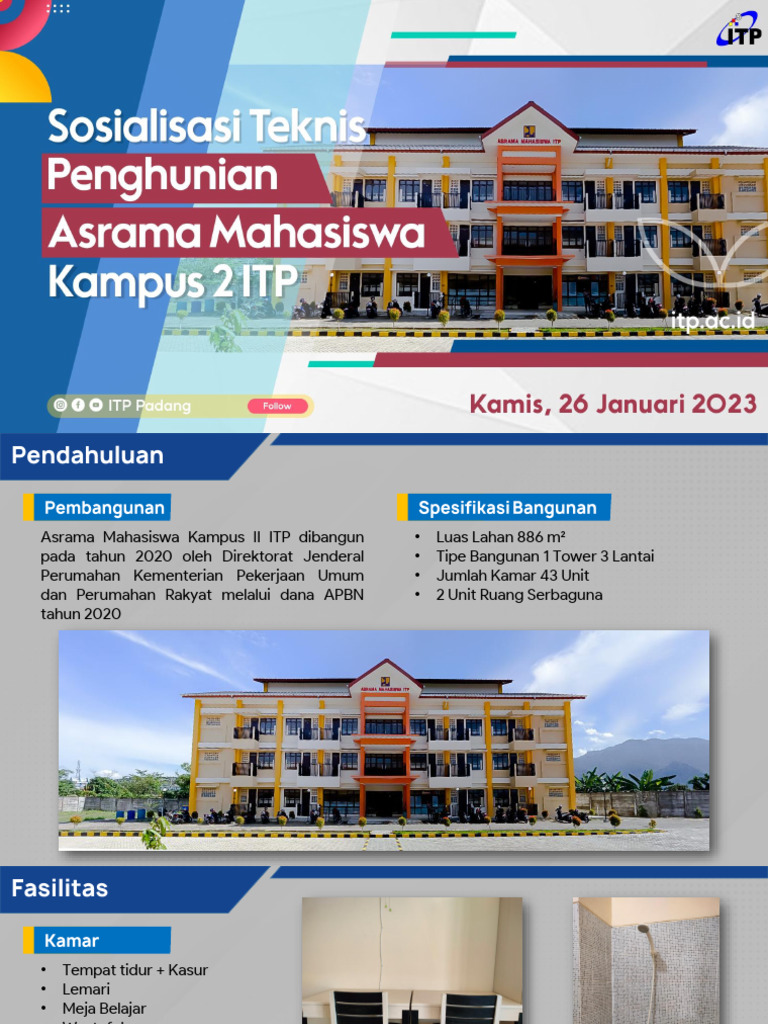 Panduan Teknis Penggunaan Rusunawa | PDF