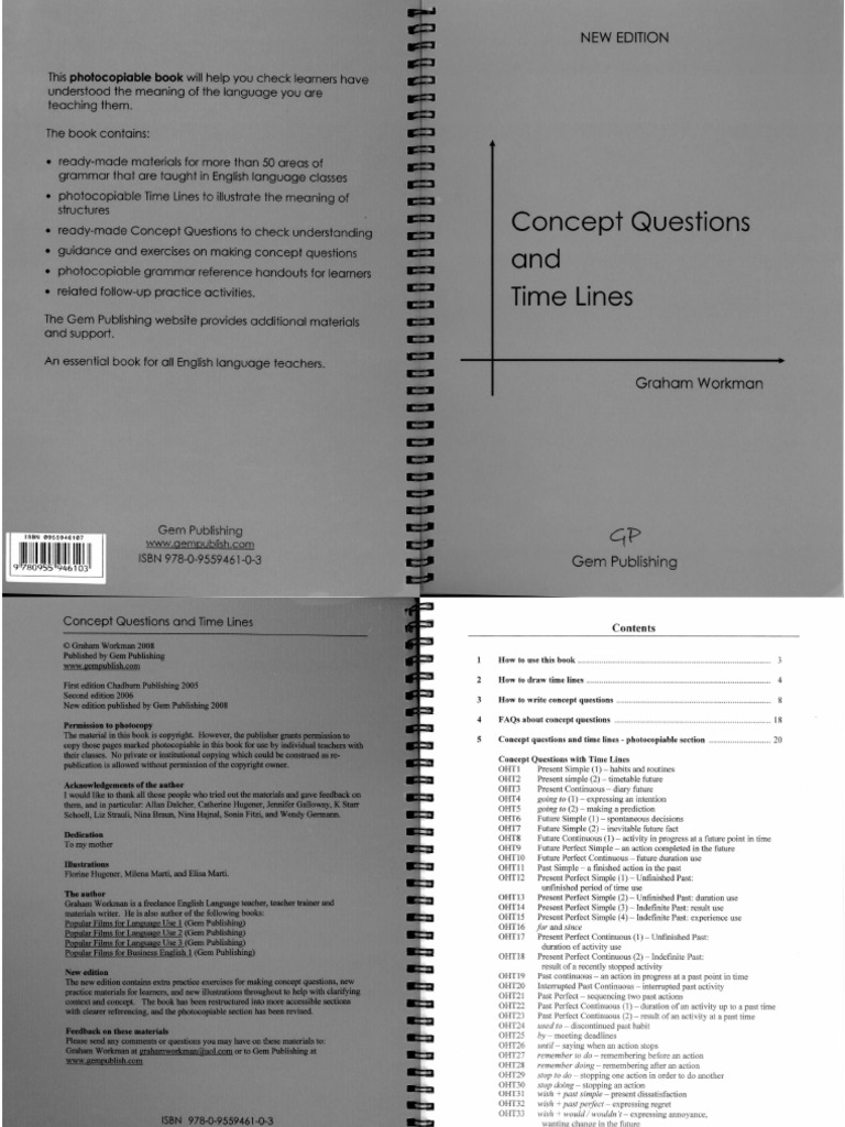 Graham Workman Concept Questions and Time Lines Copy | PDF