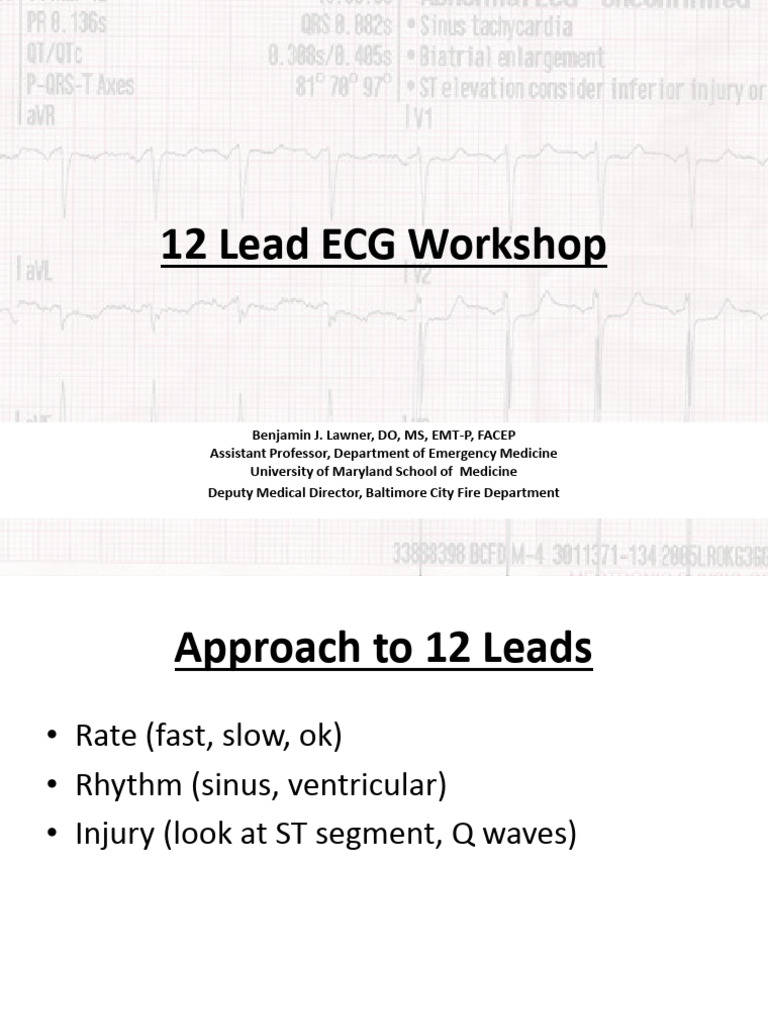 Learn ECG - PDF Script | PDF | Electrocardiography | Myocardial Infarction