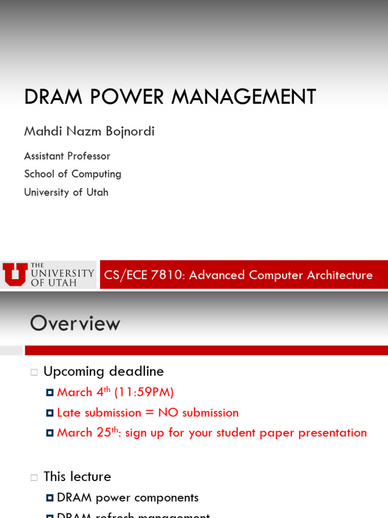13 Memory | PDF | Dynamic Random Access Memory | Scheduling (Computing)