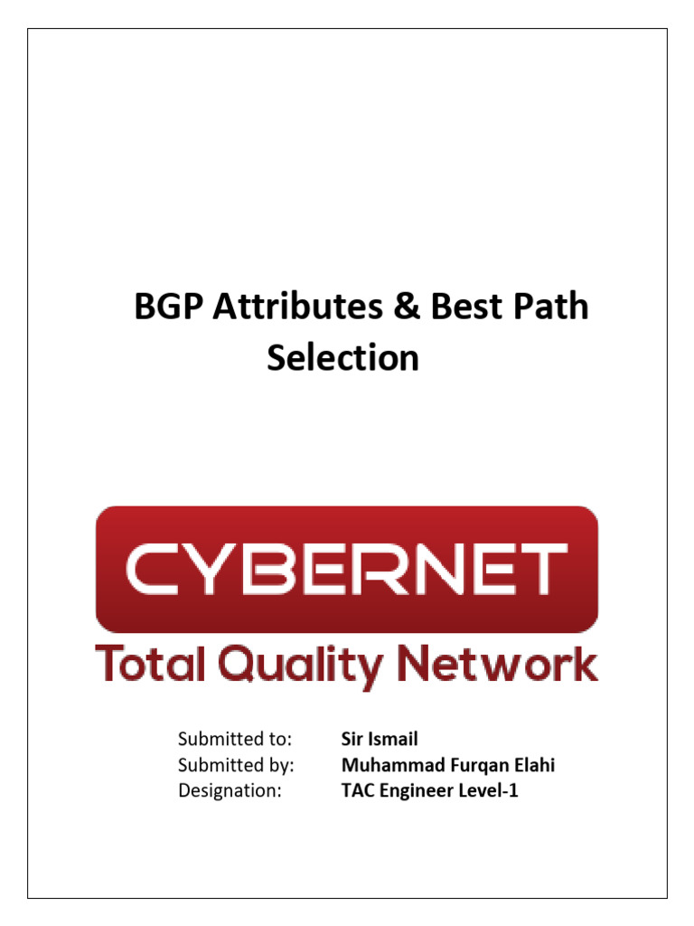 BGP Attributes | PDF | Communications Protocols | Network Protocols