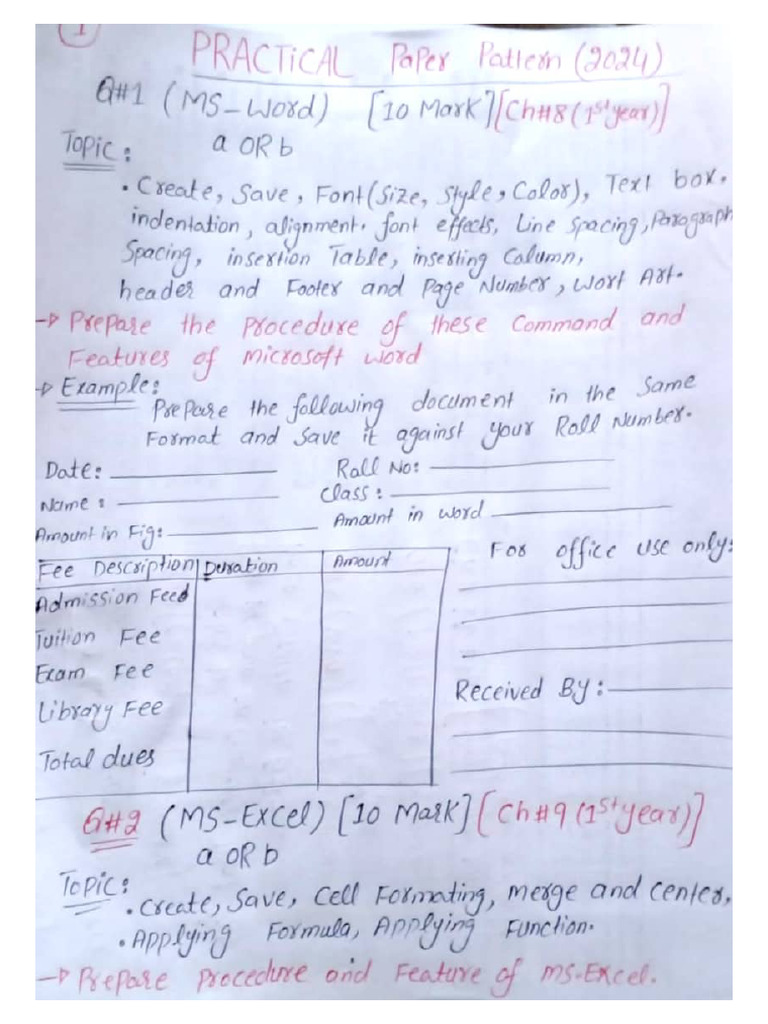 Computer Past Papers | PDF