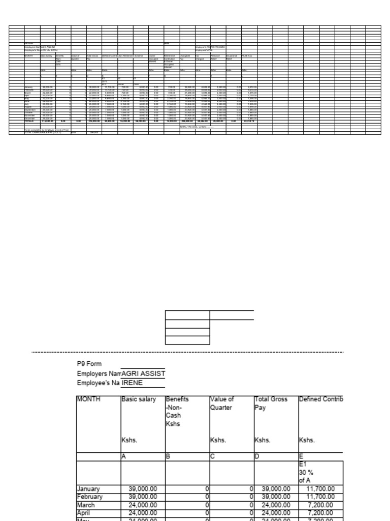 Template p9 Form | PDF | Business | Taxation