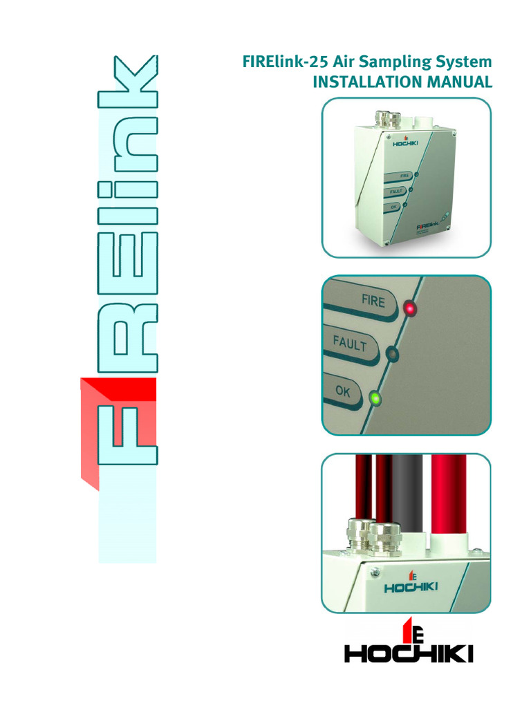 Manual de Instalare Detector de Fum Cu Aspiratie Hochiki FIRELINK-25 2 Alarme 50 M IP50 | PDF ...
