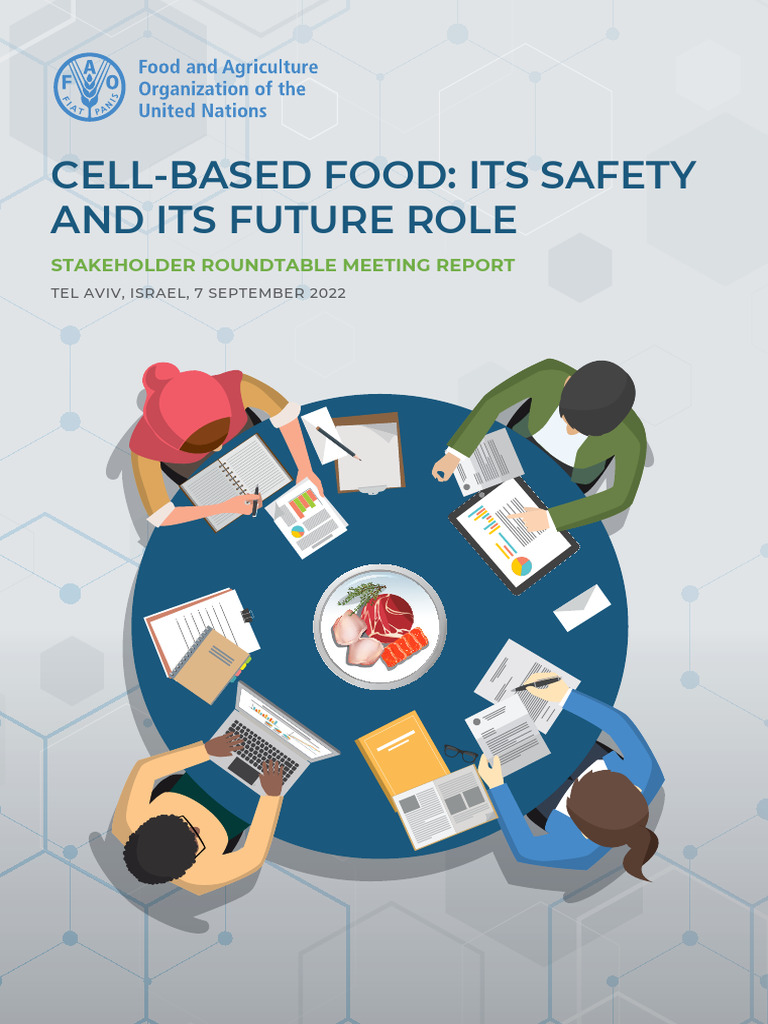 FAO - Cell based food - Its safety & its future role | PDF | Tissue Engineering | Cell Culture