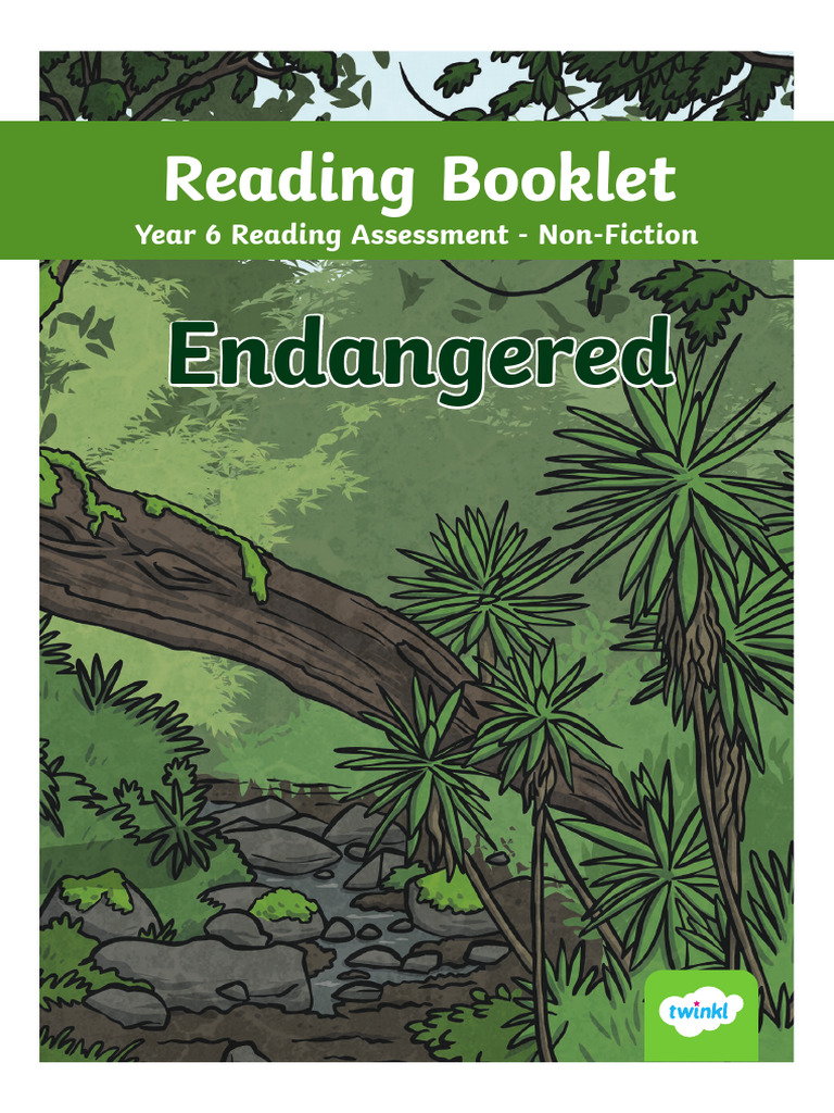 Non Fiction Booklet | PDF | Endangered Species | Extinction