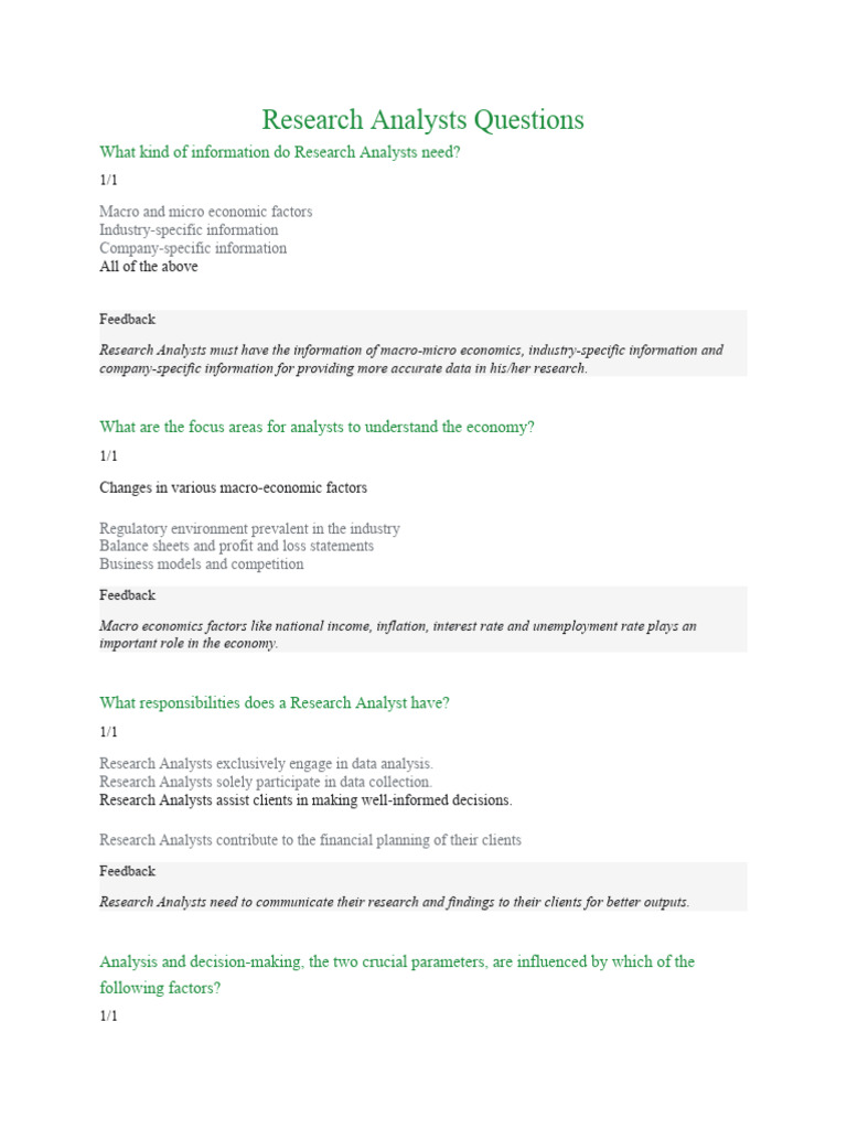 Nism Research Analysts Questions | PDF | Bonds (Finance) | Investment Fund