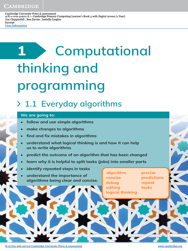 Excerpt Pdf Algorithms Thought 0863