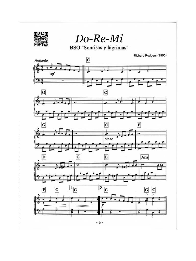 Sonrisas y Lágrimas Do Re Mi | PDF