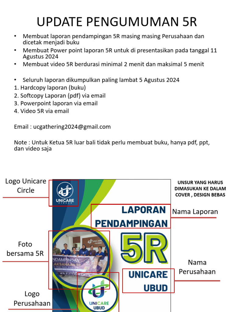 Pengumuman Laporan 5R | PDF