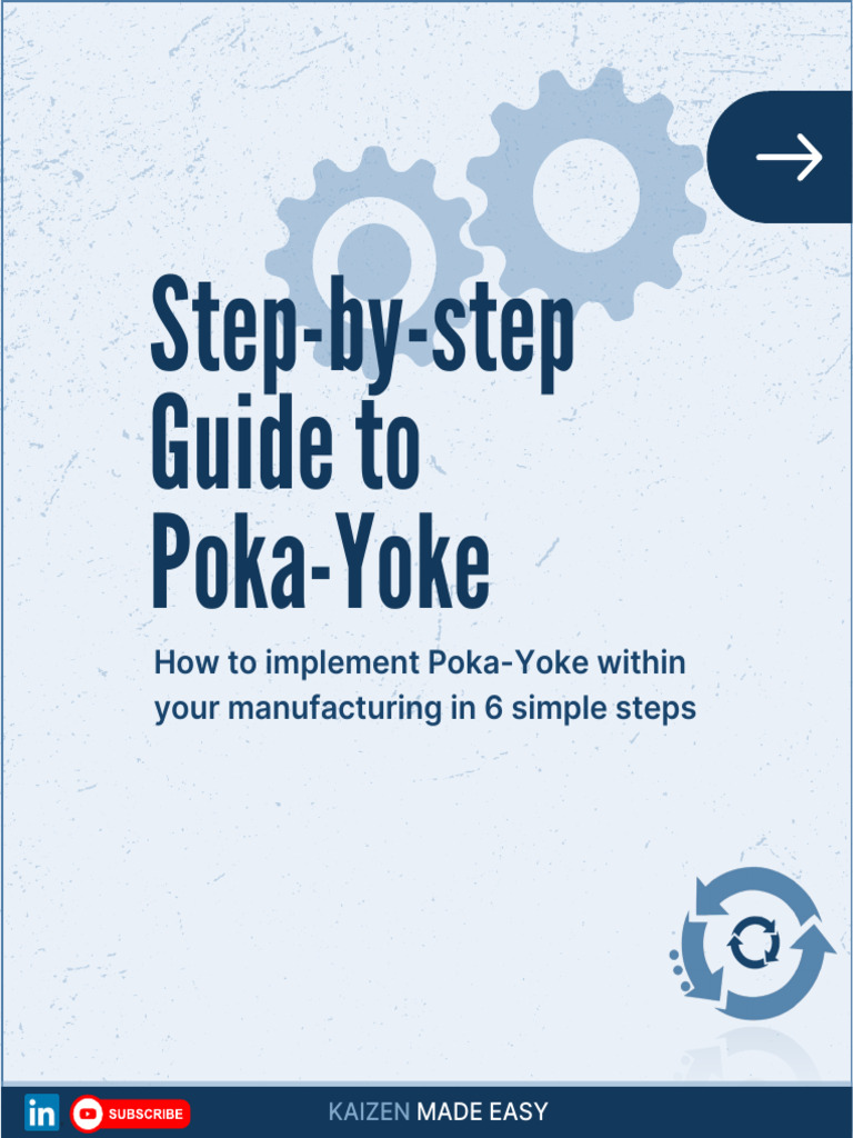 Step by Step To Poka Yoke | PDF | Business