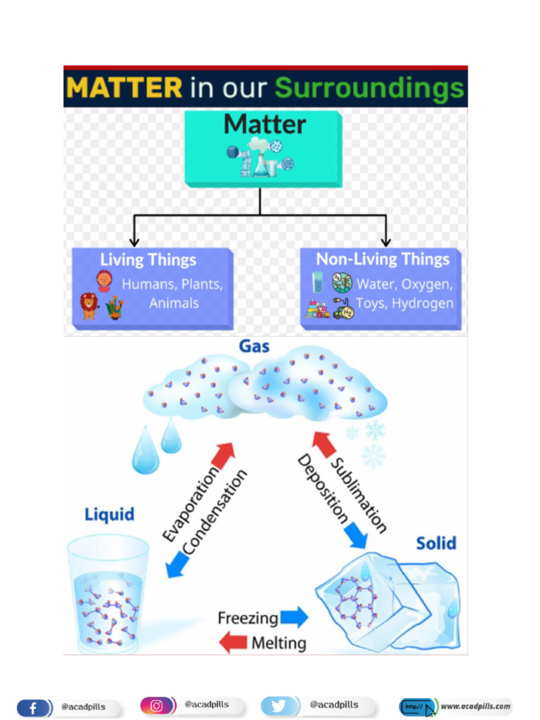 Chapter 1 Matter in Our Surroundings | PDF | Evaporation | Gases