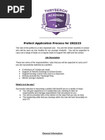 Prefect Application Letter | PDF