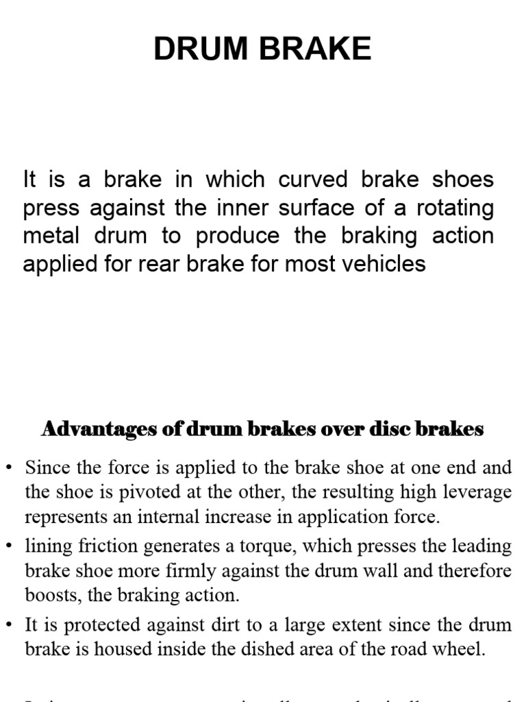 Drum Brake | PDF | Brake | Machines