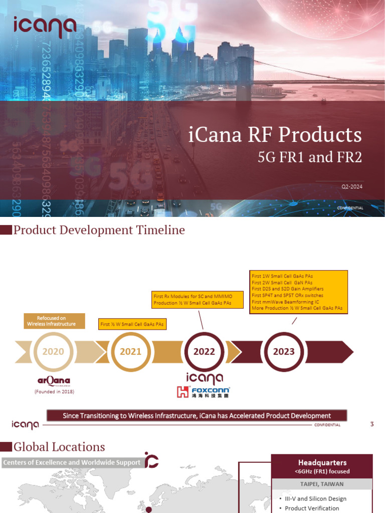 ICana RF Products 5G NR FR1 and FR2 - Q2-2024 | PDF | Antenna (Radio ...