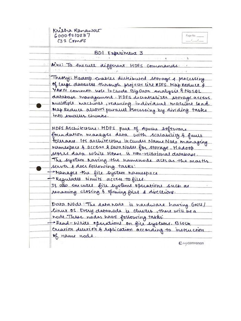 Bdi Exp3 60004210237 | PDF