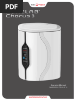 PURELAB Chorus 1 & 2+ Operator Manual | PDF | Pipe (Fluid Conveyance ...
