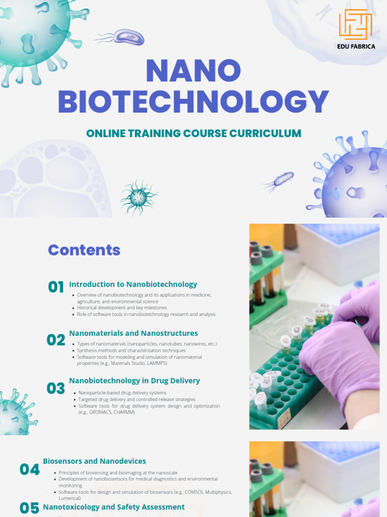 Nano Biotechnology | PDF | Nanotechnology | Nanomaterials