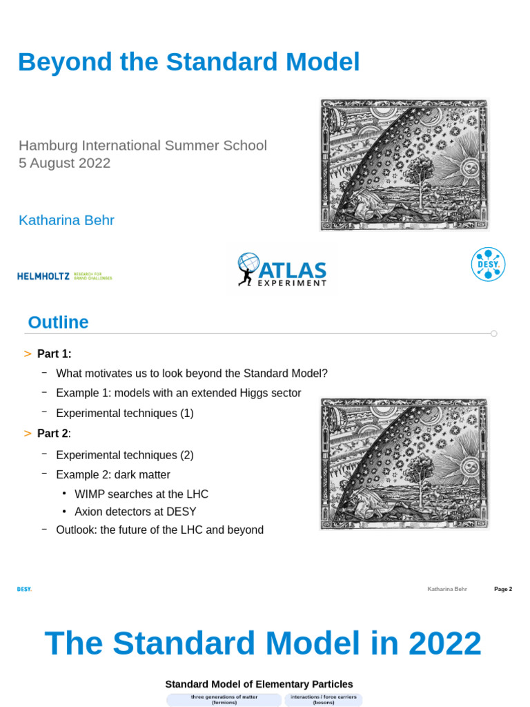 Beyond Standard Model | PDF | Higgs Boson | Standard Model