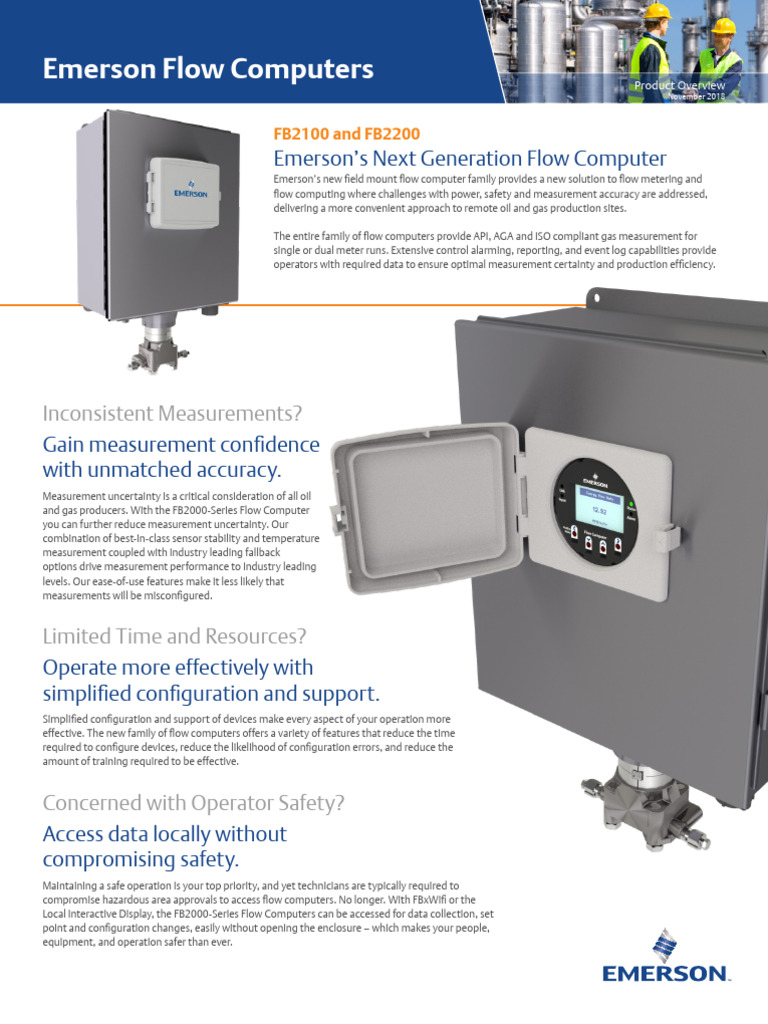 Flyer fb2100 fb2200 - Emerson's Next Generation Flow Computer en ...