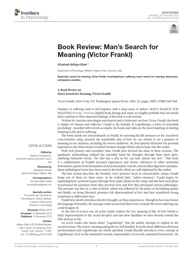 Book_Review_Mans_Search_for_Meaning_Victor_Frankl | Download Free PDF ...