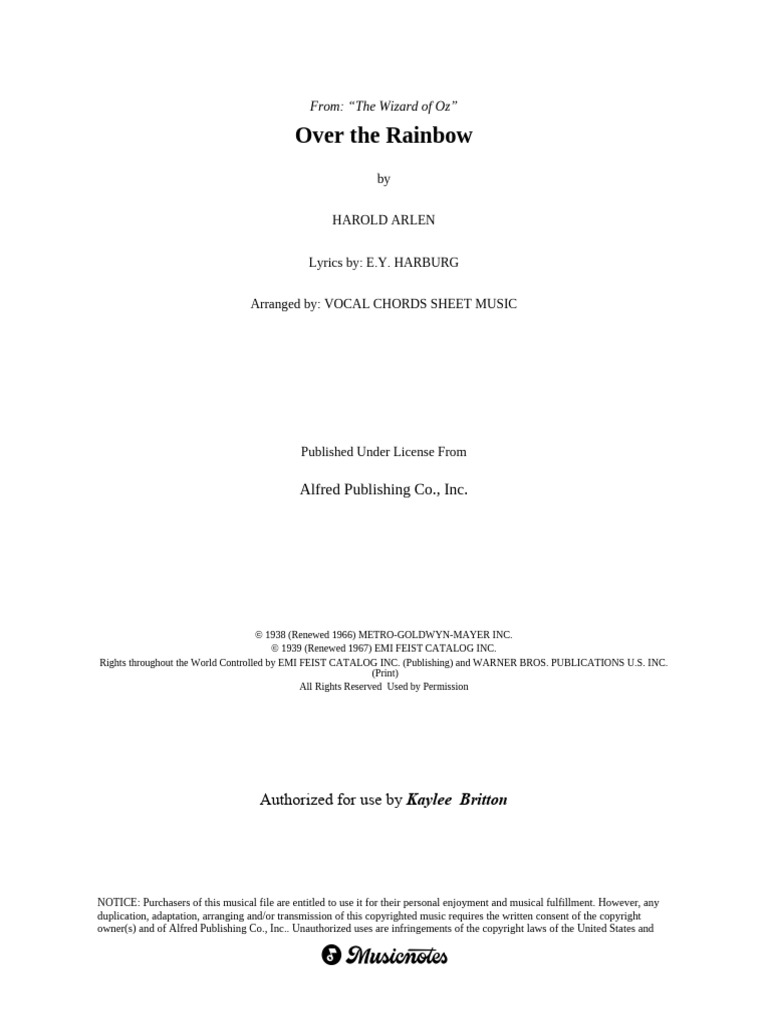 Music Notes | PDF | Copyright | Freedom Of Expression Law