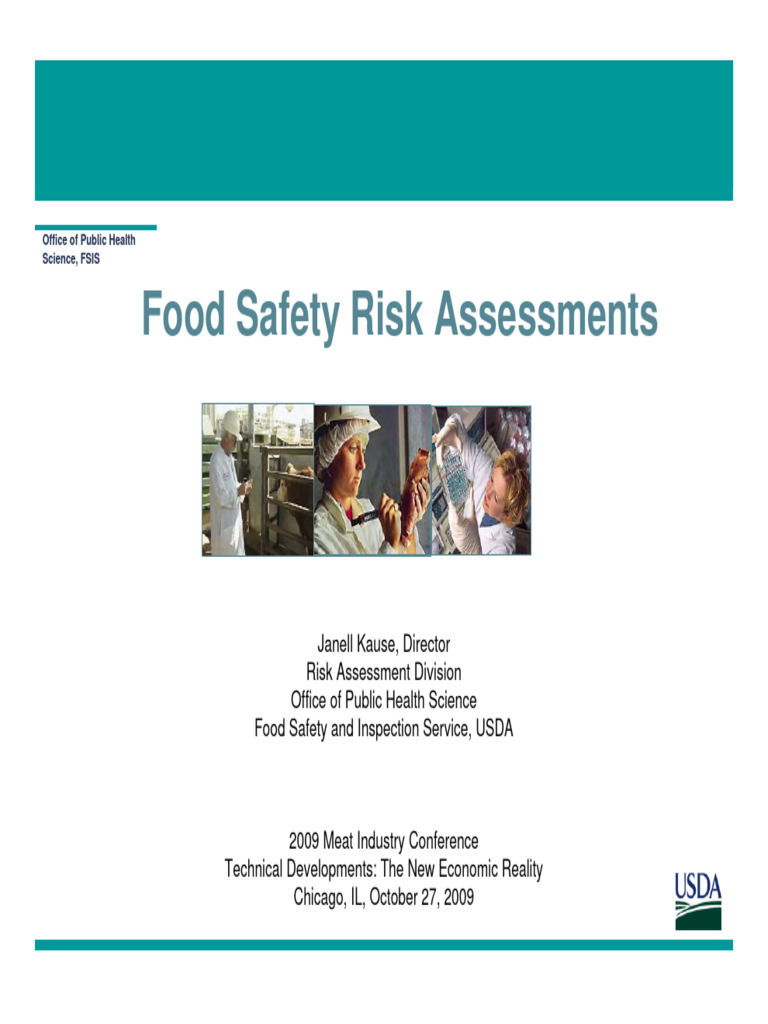 Food Safety Risk Assessments | PDF | Risk Assessment | Food Safety