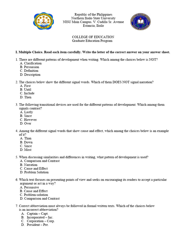 output test | PDF | Sentence (Linguistics) | Causality