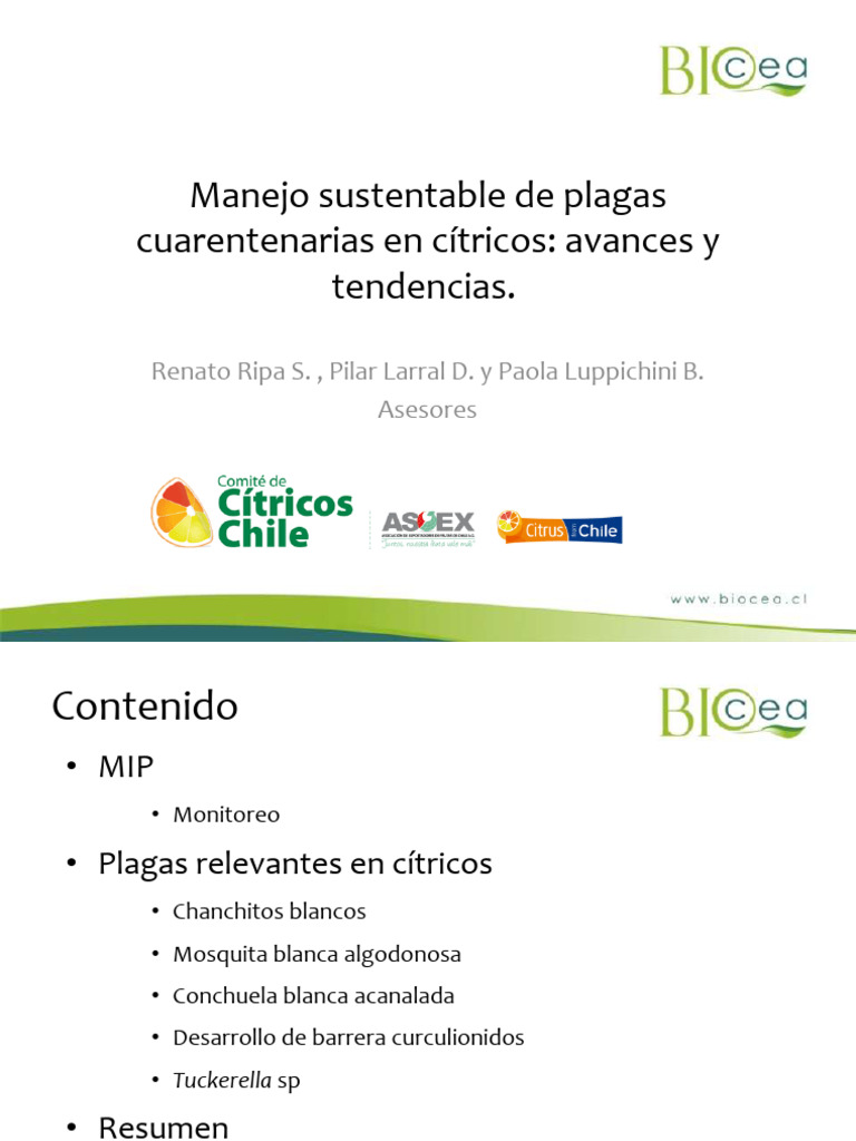 Ripa | PDF | Control biológico de plagas